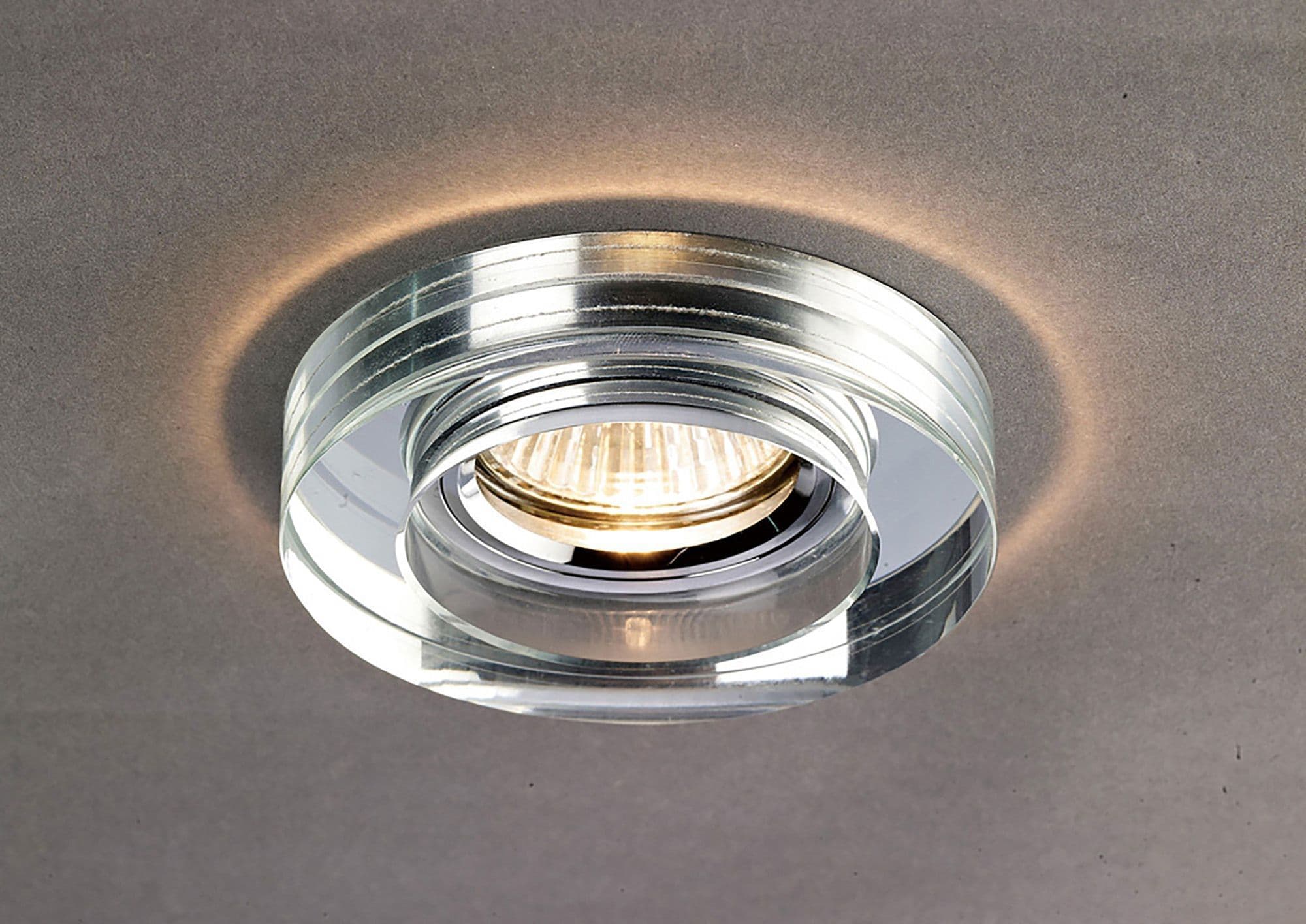 Crystal Downlight Deep Round Rim Only Clear EJZ30800 Required