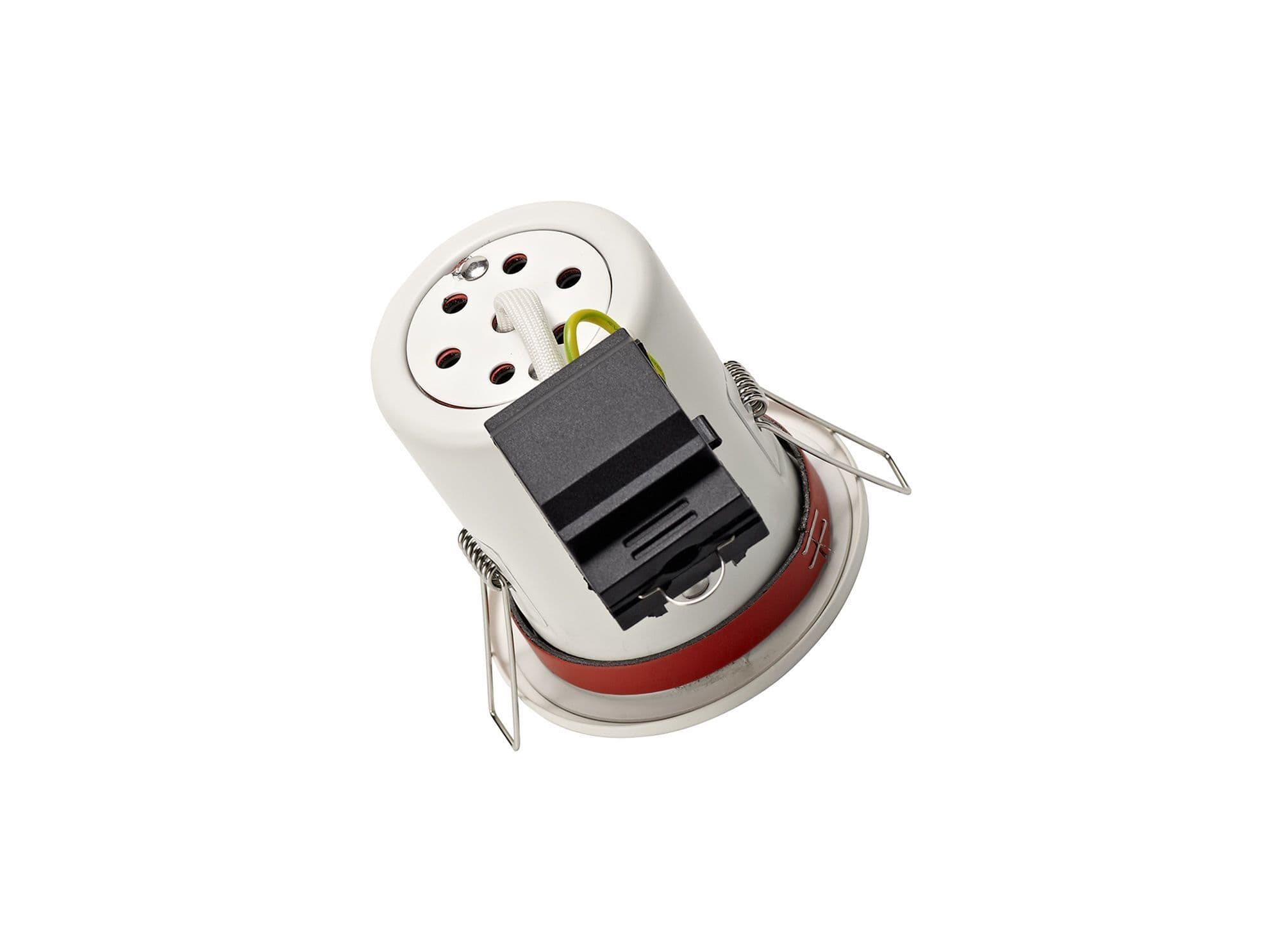 Agni GU10 Adjustable Fire Rated Downlight White Cut Out 75mm