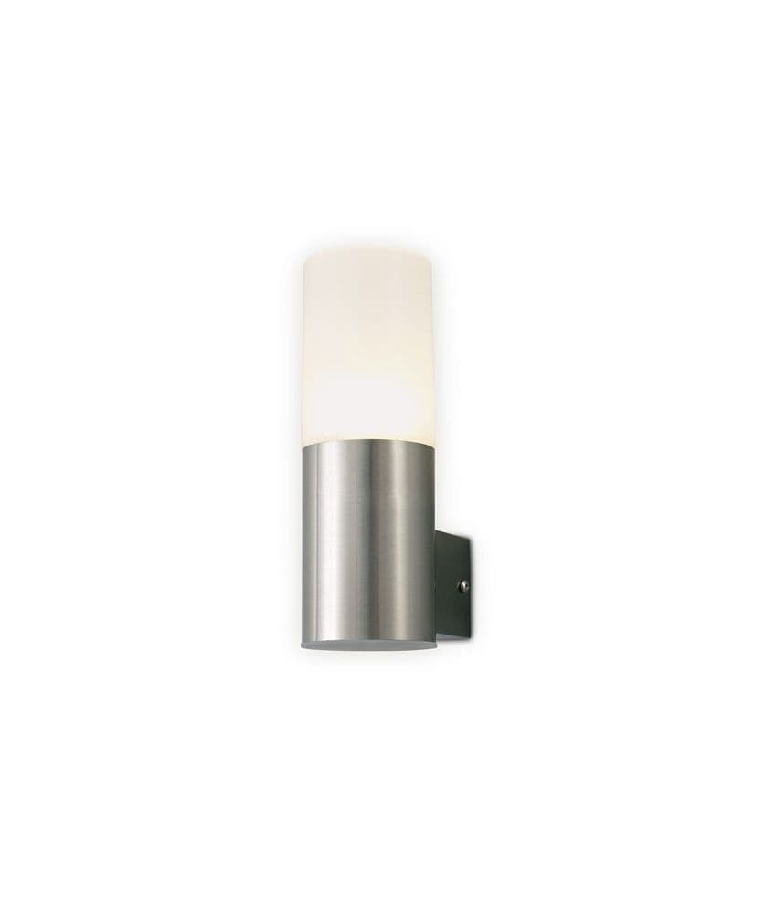 Alpin Upward Lighting Cylinder Wall Lamp 10W LED IP44 Ext/Interior 4000K