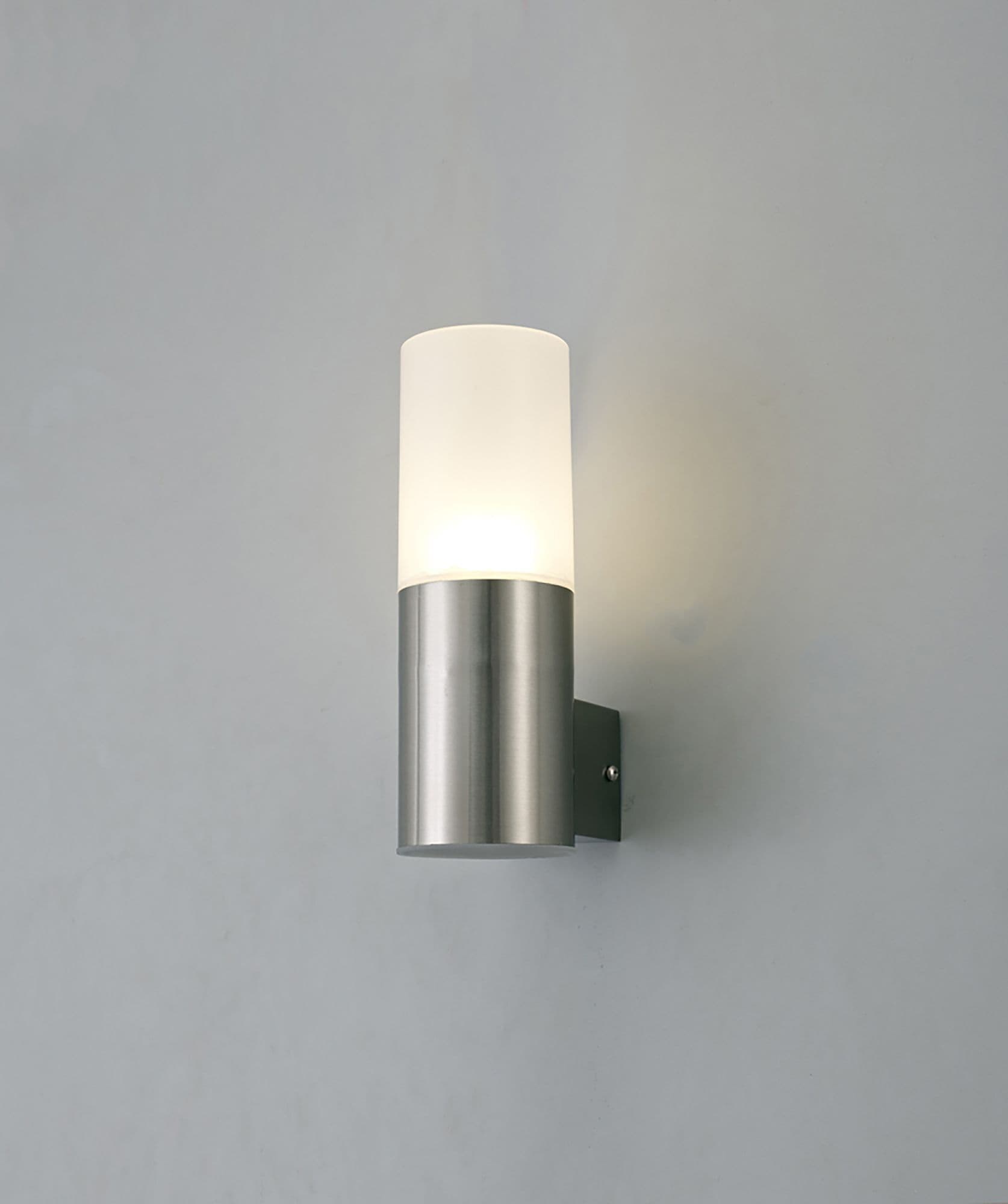 Alpin Upward Lighting Cylinder Wall Lamp 10W LED IP44 Ext/Interior 4000K