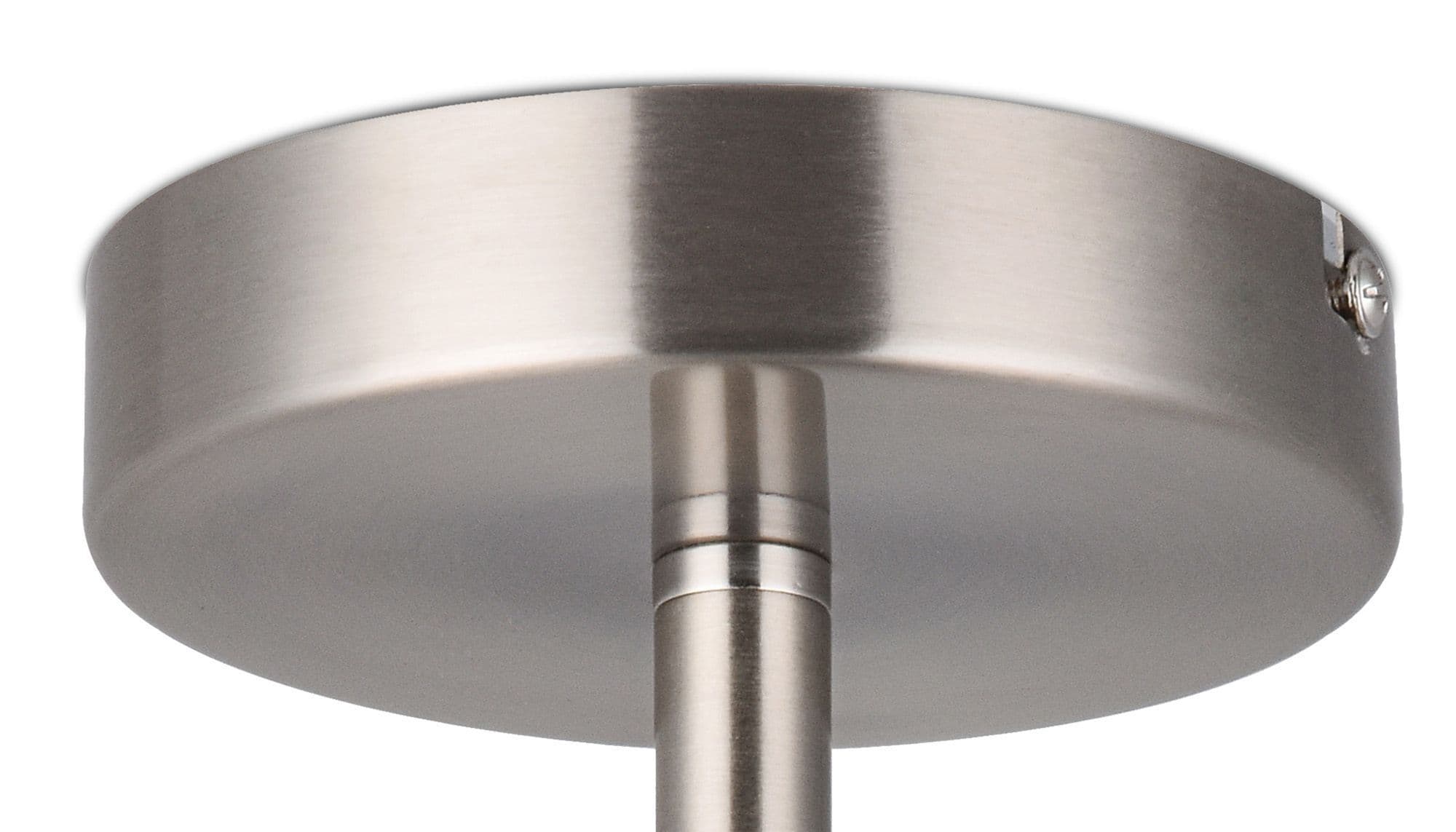 Baymont Satin Nickel 1 Light E27 Universal Semi Ceiling Fixture