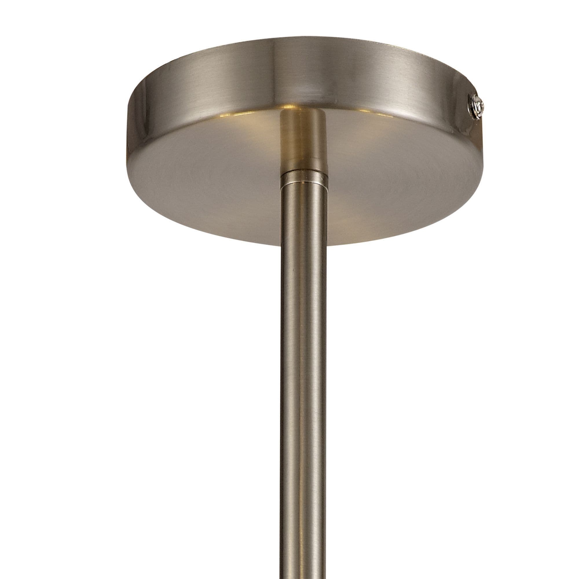 Baymont Satin Nickel 5 Light E27 Universal Semi Ceiling Fixture