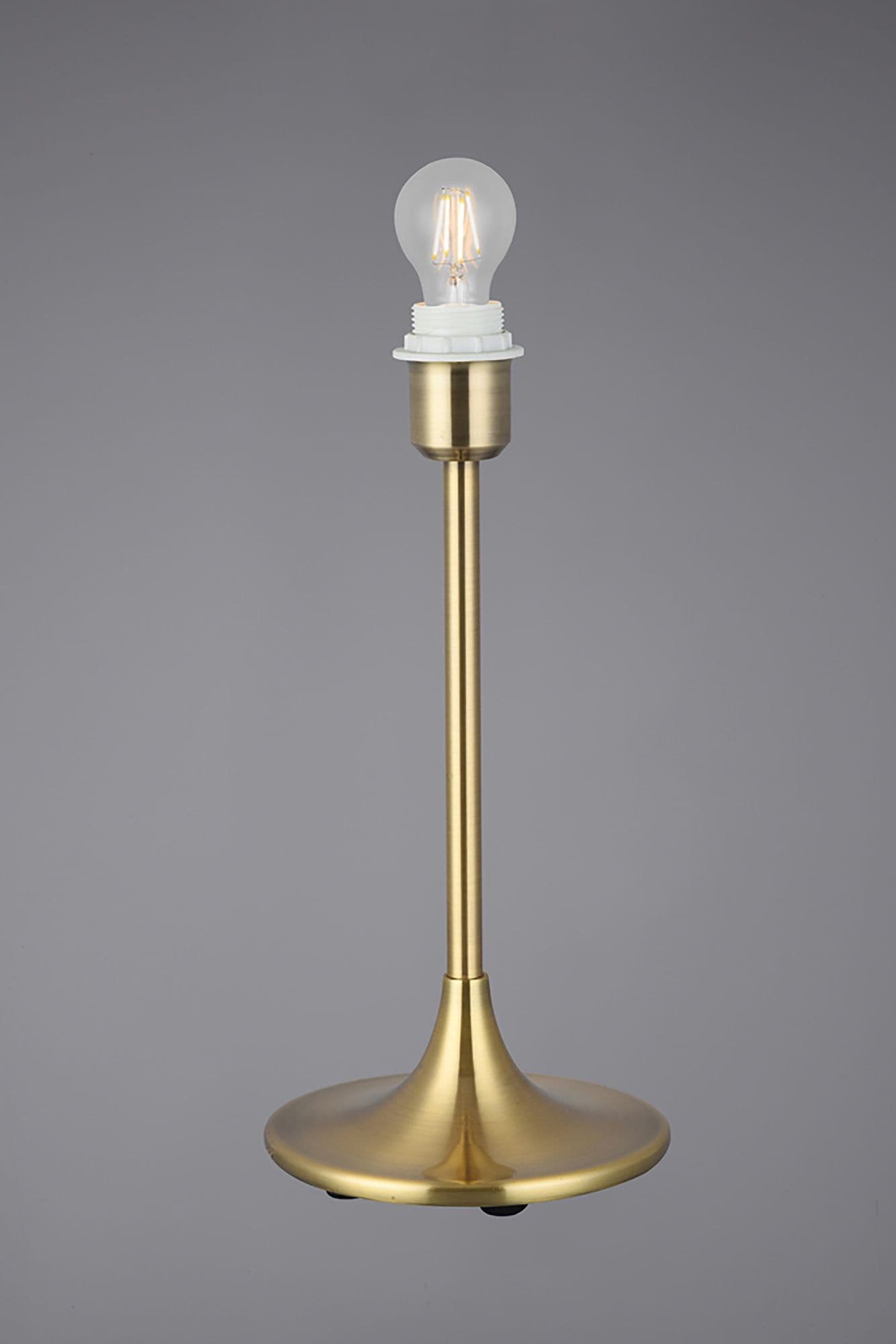 Crowne Round Curved Base Table Lamp Without Shade Inline Switch 1 Light ...