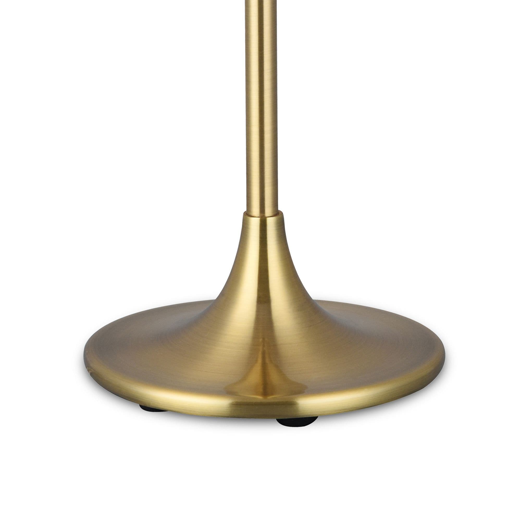 Crowne Round Curved Base Table Lamp Without Shade Inline Switch 1 Light ...