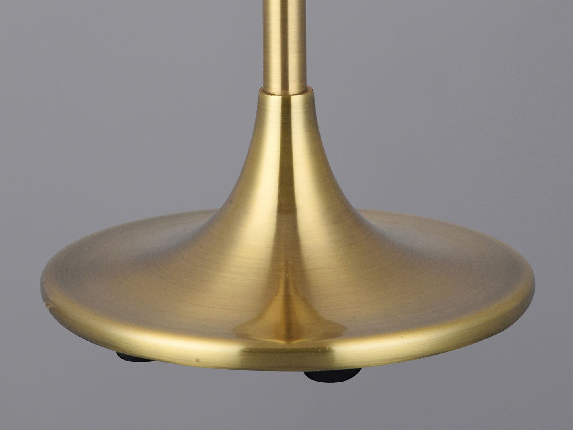 Crowne Round Curved Base Table Lamp Without Shade Inline Switch 1 Light ...