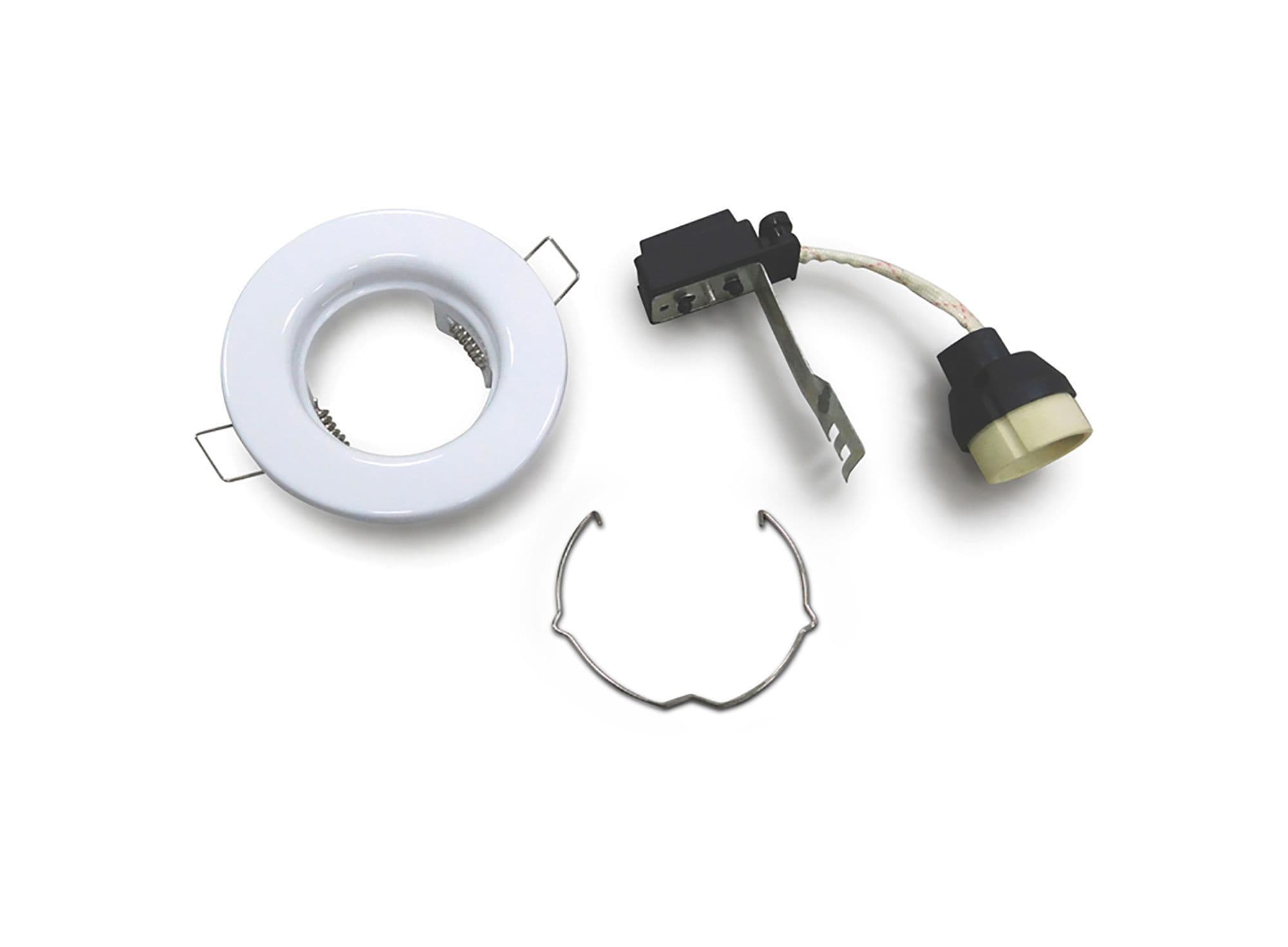 Hudson GU10 Fixed Downlight White Cut Out 60mm