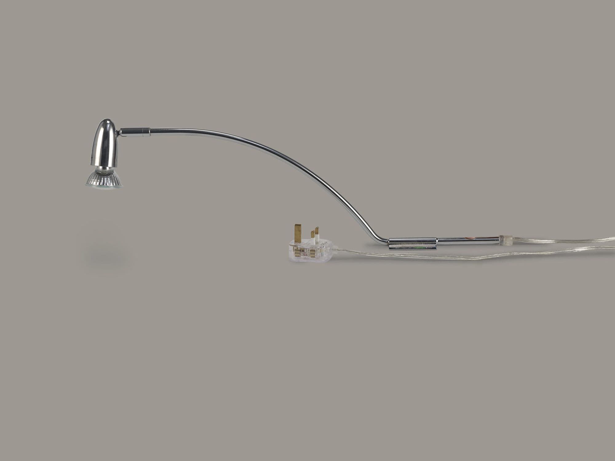 Lex Set Of 2 Over Cabinet 1 Light GU10 With Adjustable Head And 2m Cable