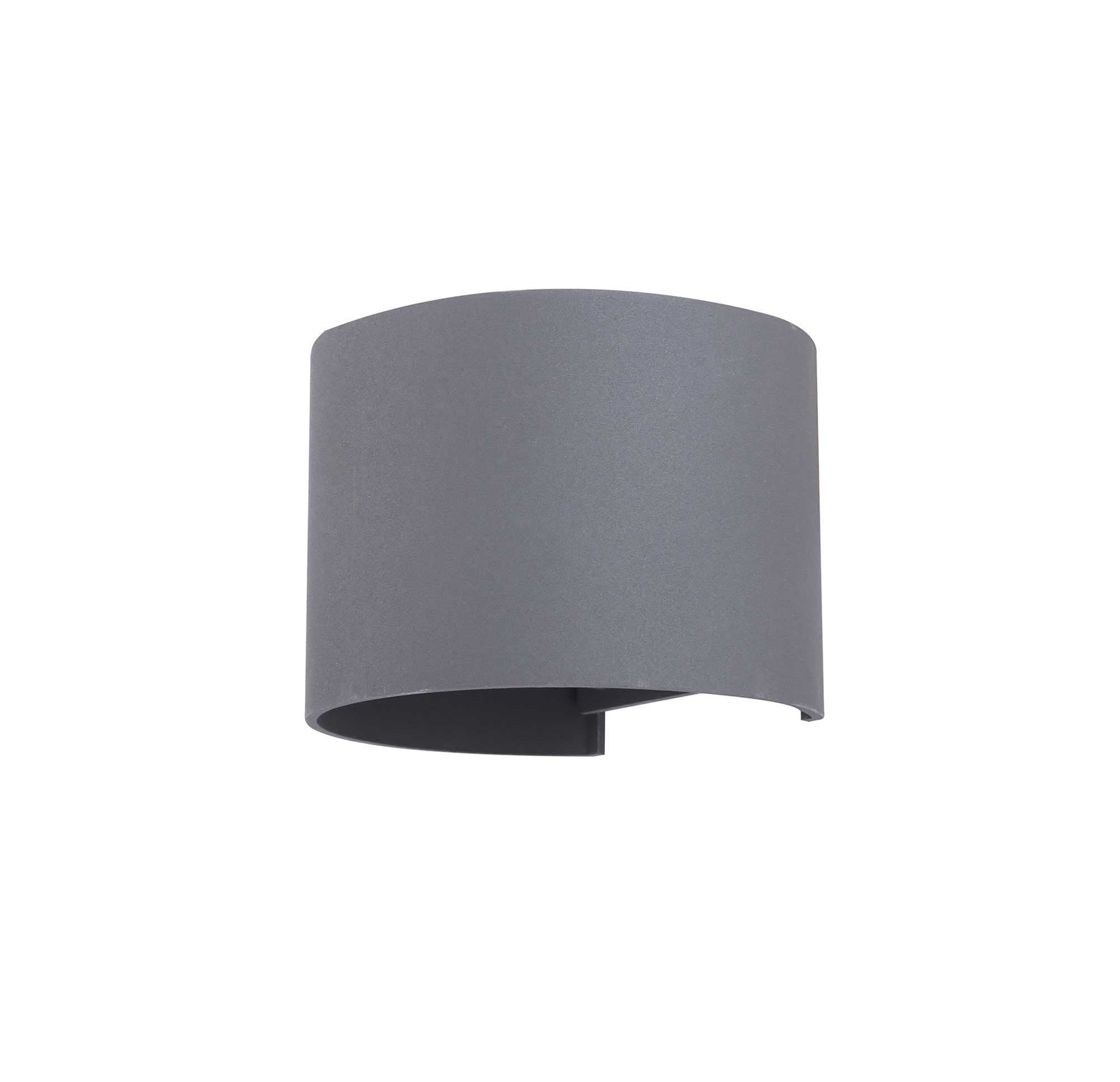 Ottawa Up & Downward Lighting Wall Light 2x3W LED 3000K Anthracite ...