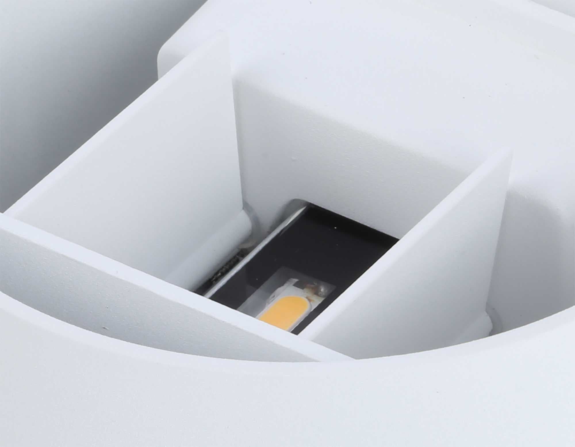 Ottawa Up & Downward Lighting Wall Light 2x3W LED 3000K Sand White ...