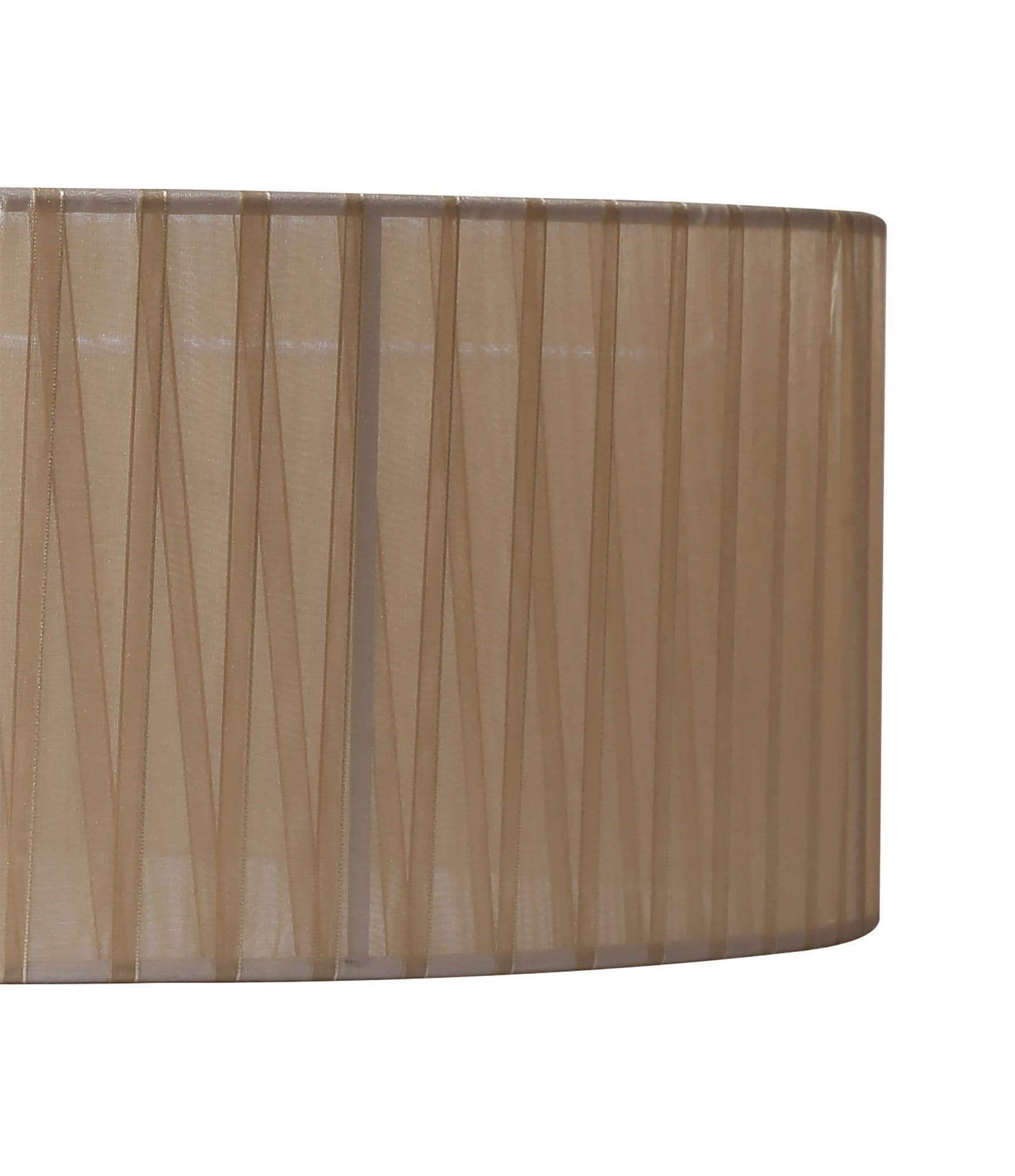 Serena Round Cylinder 450 x 150mm Organza Shade Soft Bronze