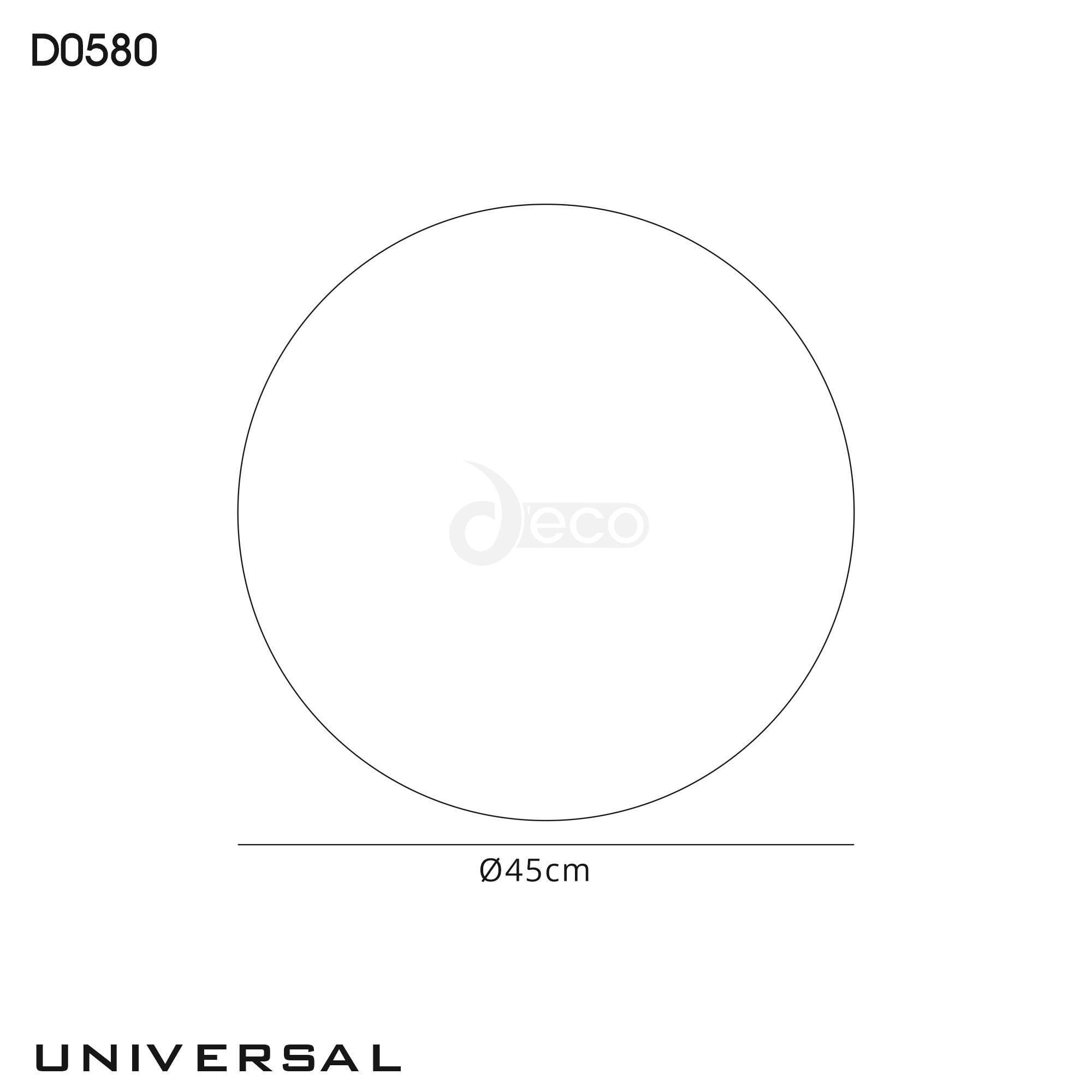 Universal 450mm Frosted Acrylic Diffuser