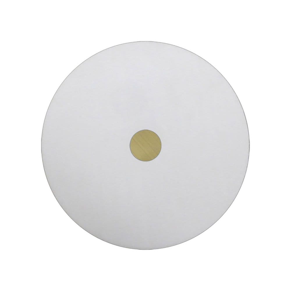 Universal 500mm Frosted Acrylic Diffuser With Antique Brass Centre Detail