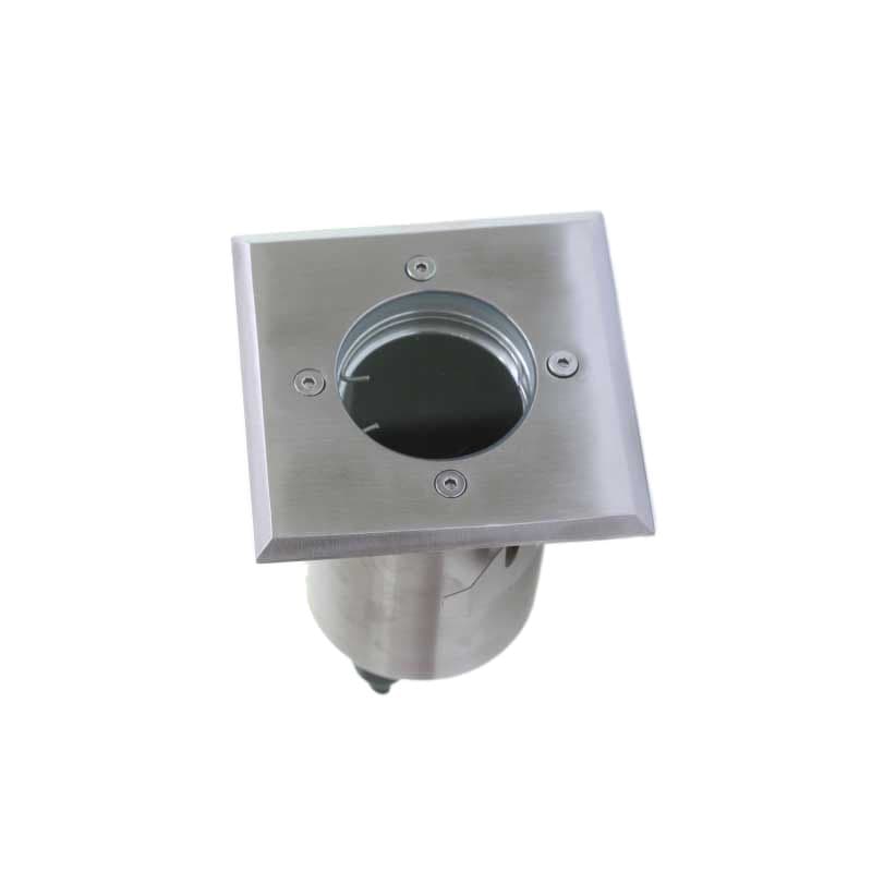 DEKO Square In Ground Light Stainless Steel GL010-SQ