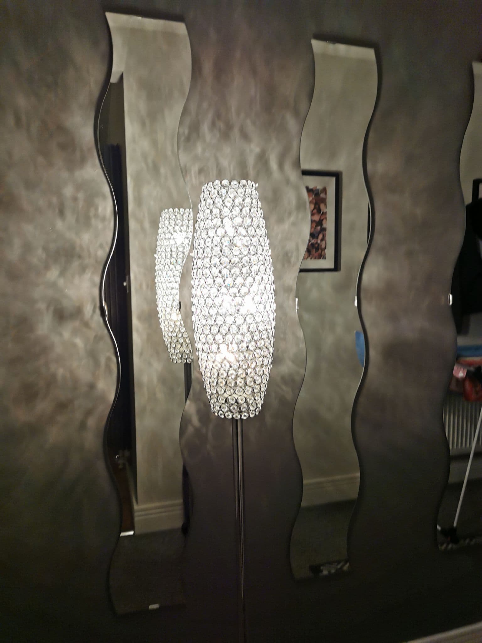 Drake Floor Lamp 4 Light G9 Polished Chrome/Crystal