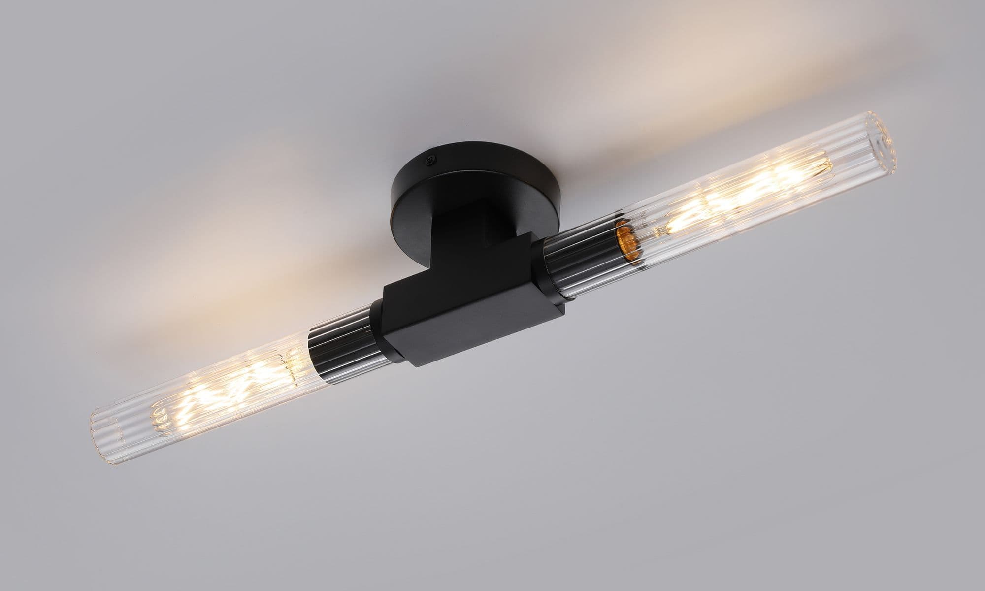 Echo 2 Light Wall/Ceiling E27 IP44 - Multiple Colour