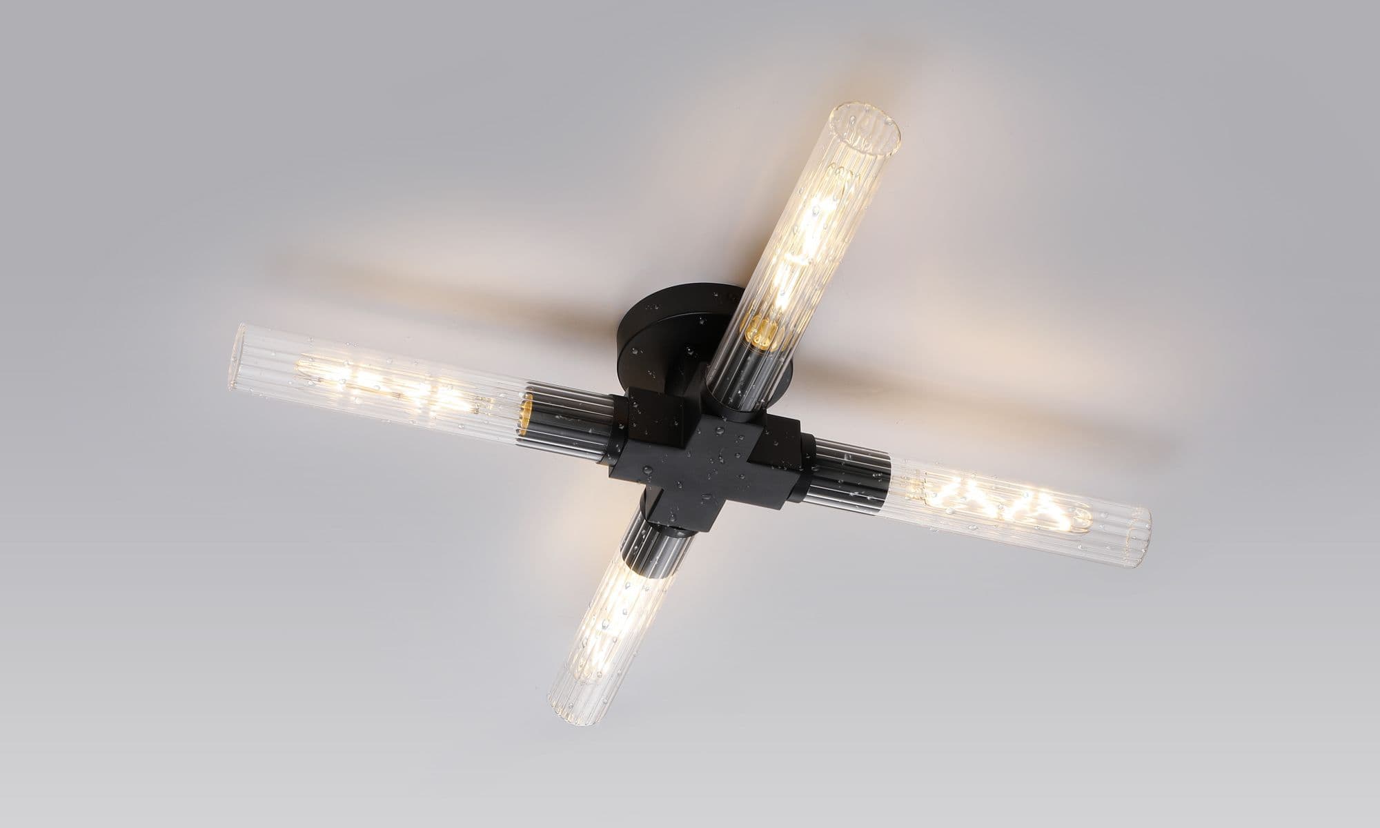 Echo 4 Light Ceiling E27 IP44 - Multiple colour