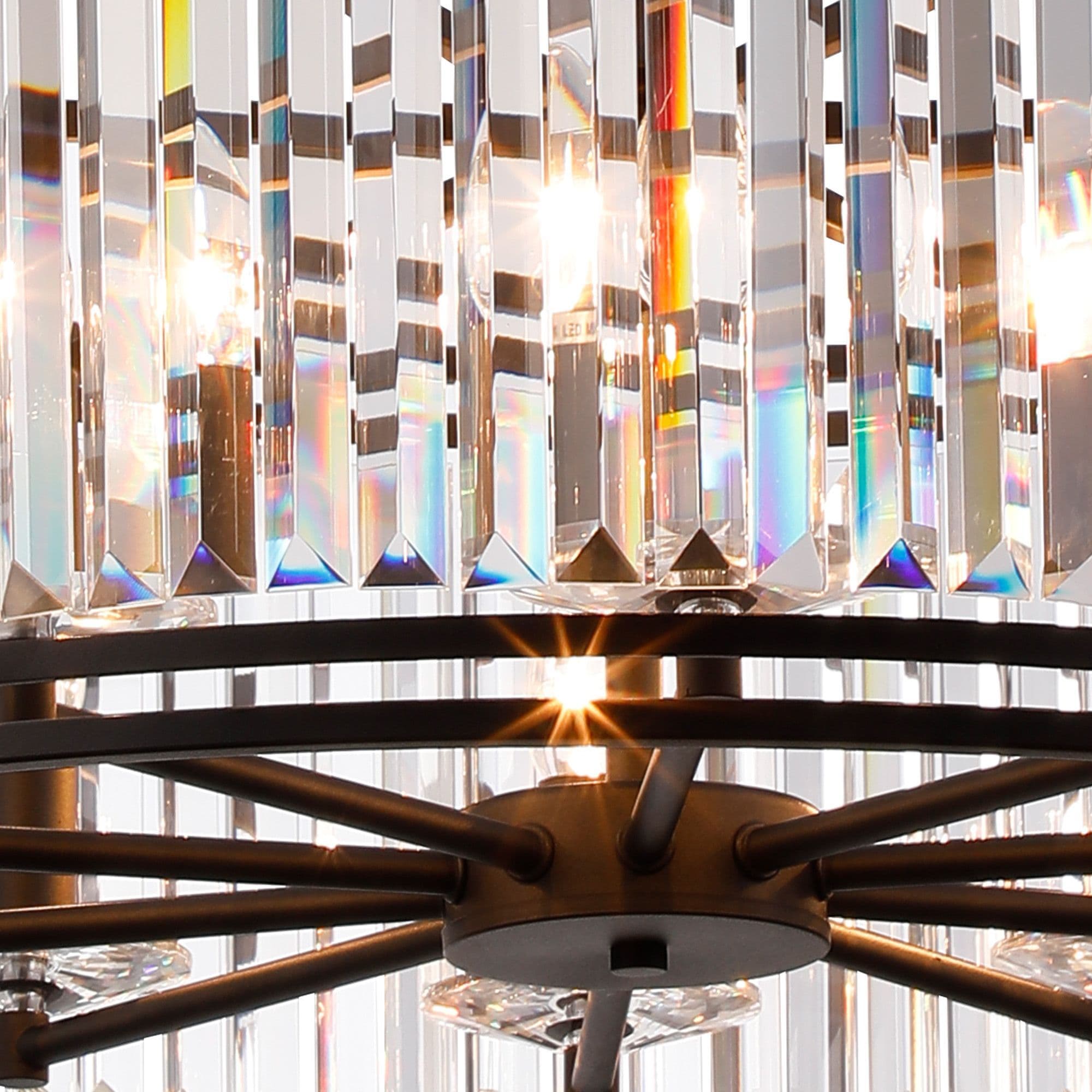 Elise Pendant 10 x E14 - Multiple Colour
