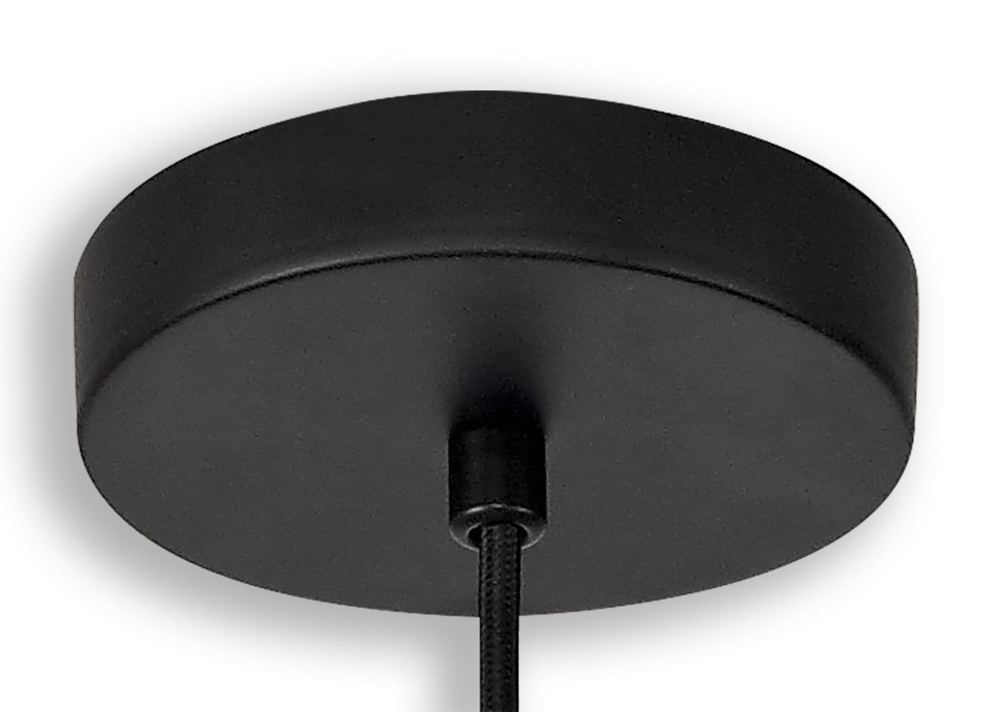Emily Single Pendant 1 Light Adjustable E14 Matt Black/Painted Gold