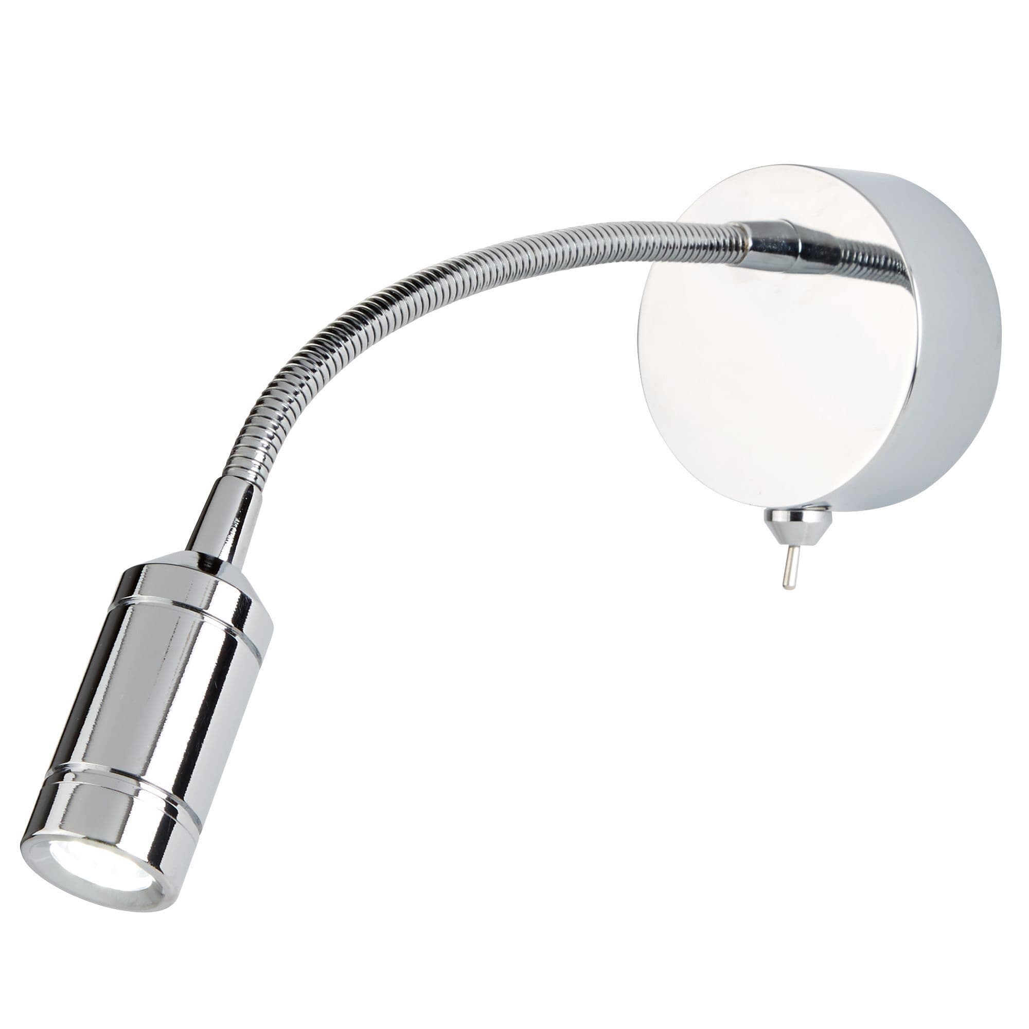 Flexy Wall Led Adj Wall Light - Flexi Arm - Chrome