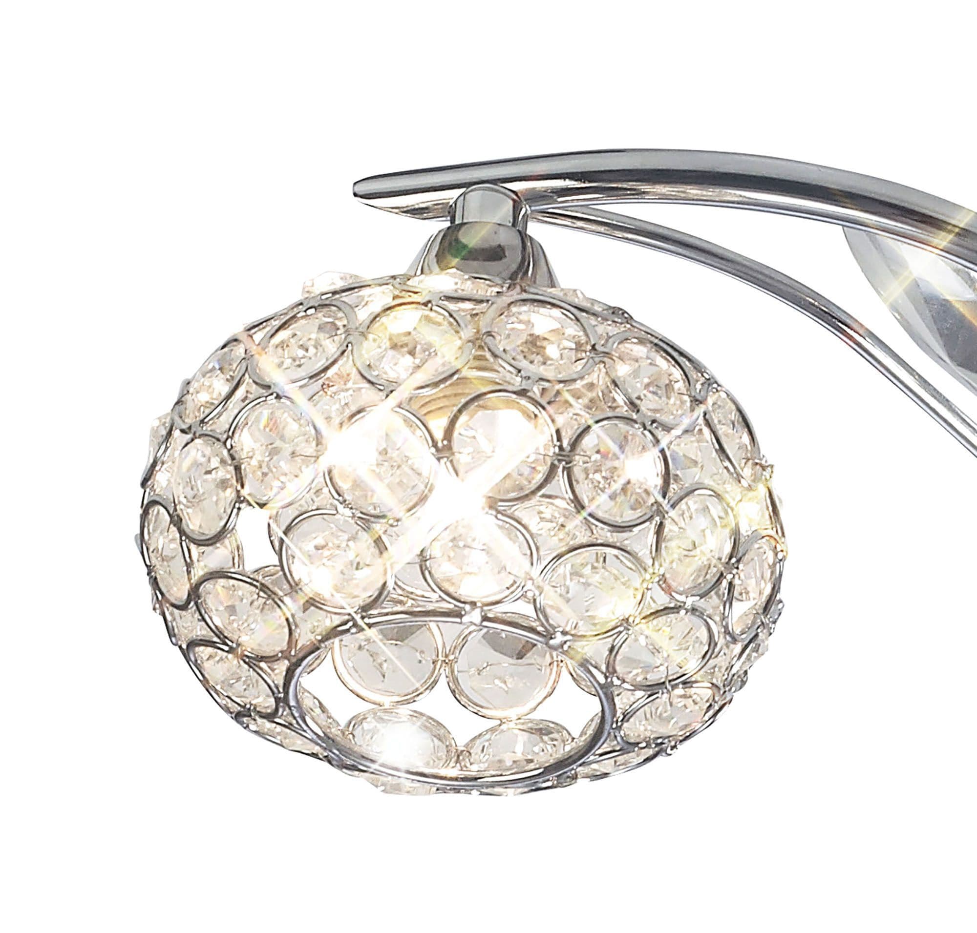 Gale Ceiling 3 Light G9 Polished Chrome/Crystal