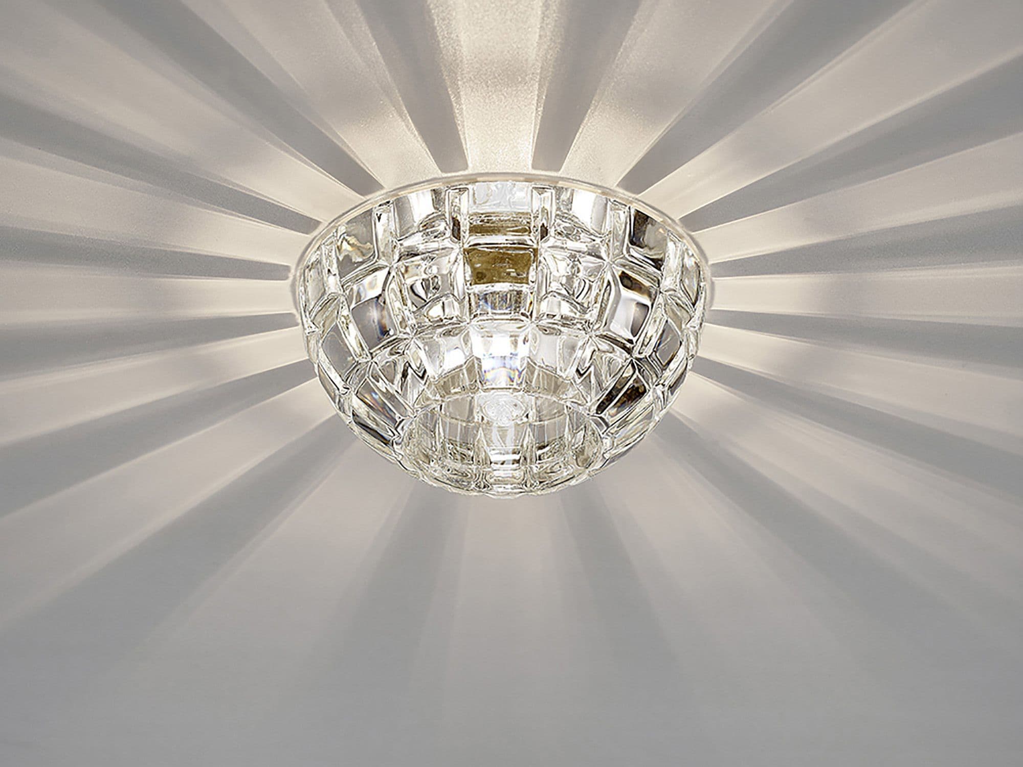 Hollis G9 Dome Downlight 1 Light Polished Chrome/Crystal