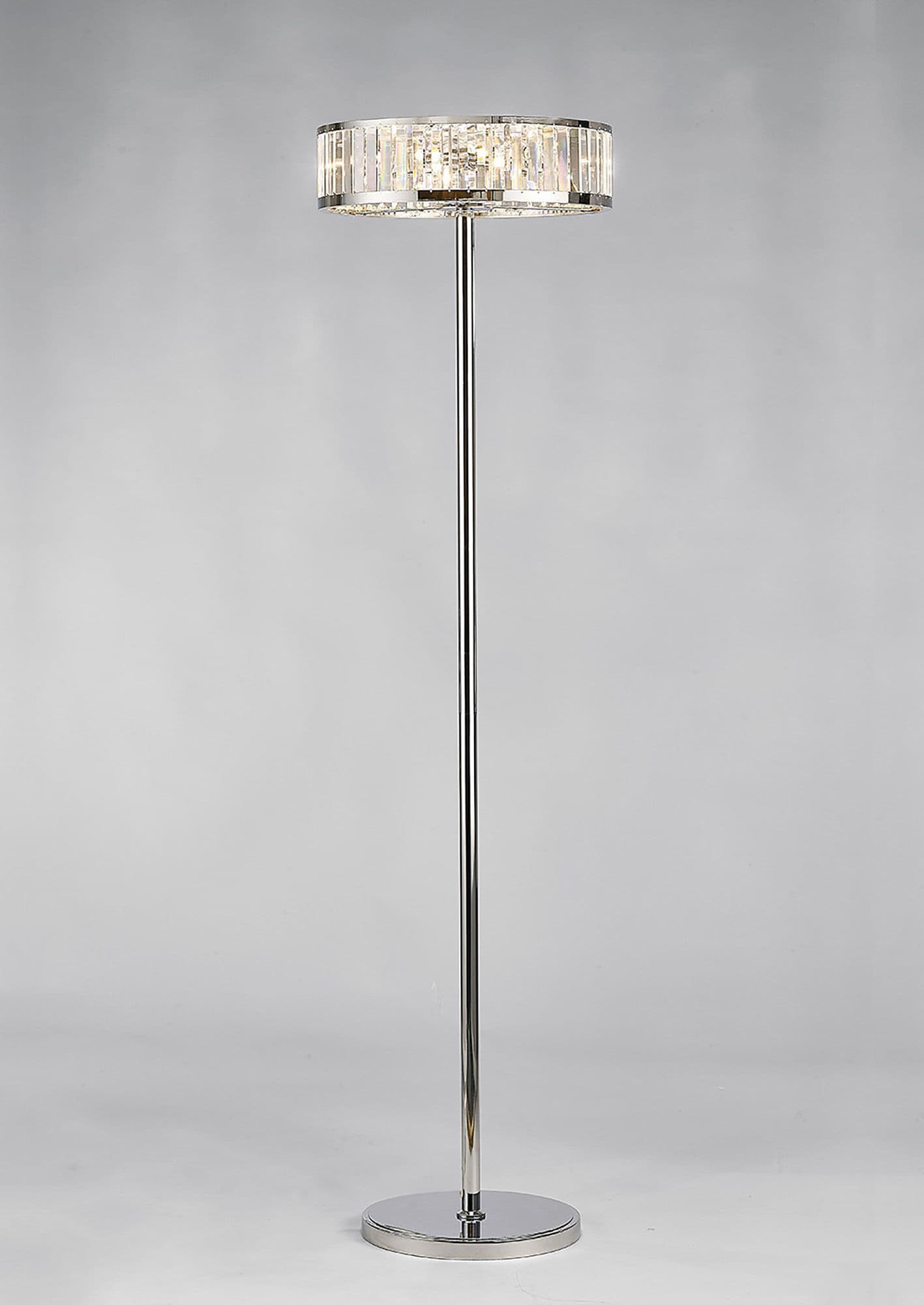 Jewel Floor Lamp 5 Light G9 Polished Chrome/Crystal