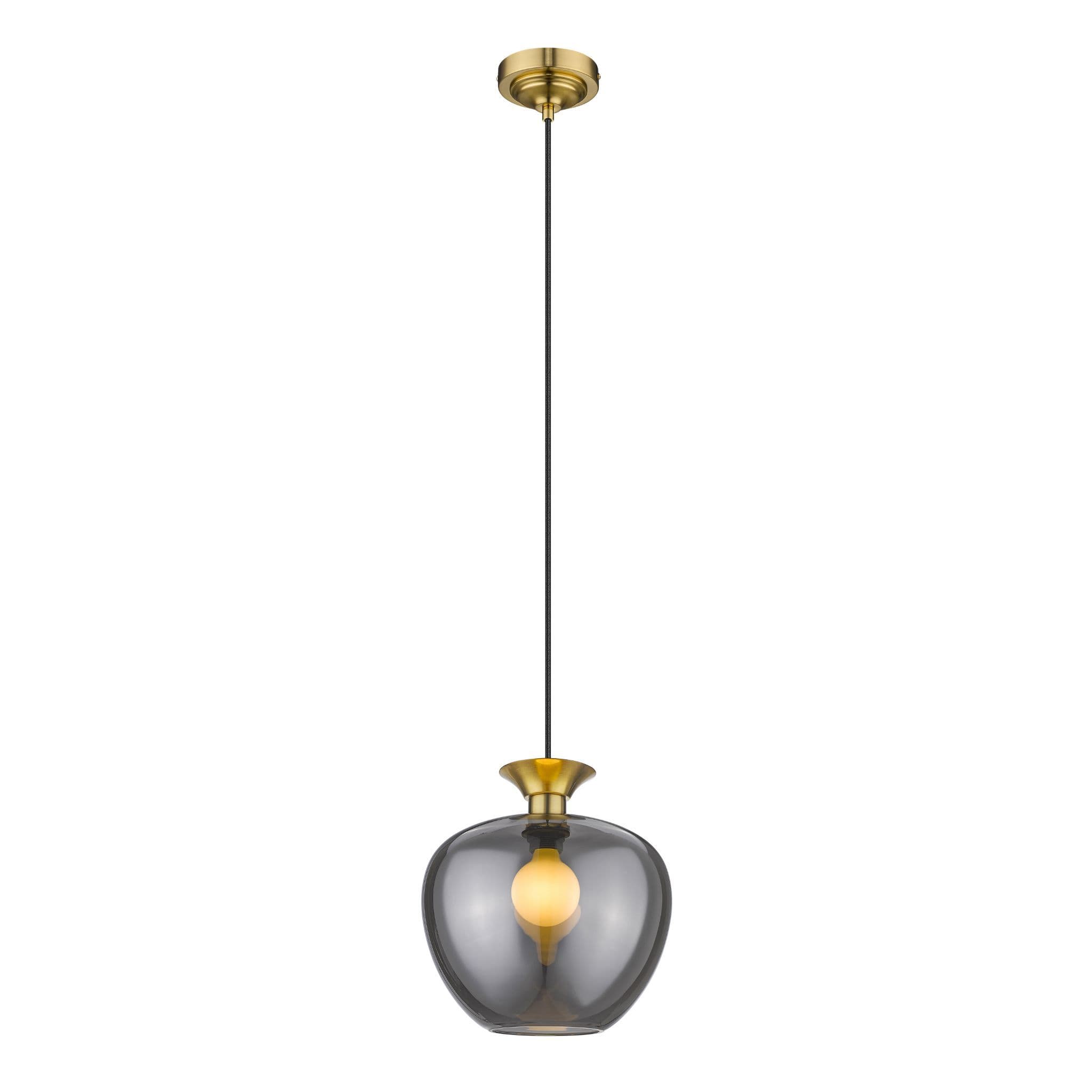 Tienna Pendant Luminaire In Smoked Grey