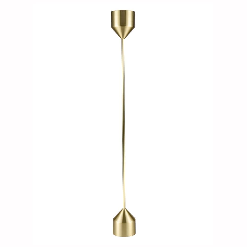 Satin Brass Uplighter With Included Foot Switch On The Cable GSBSL240