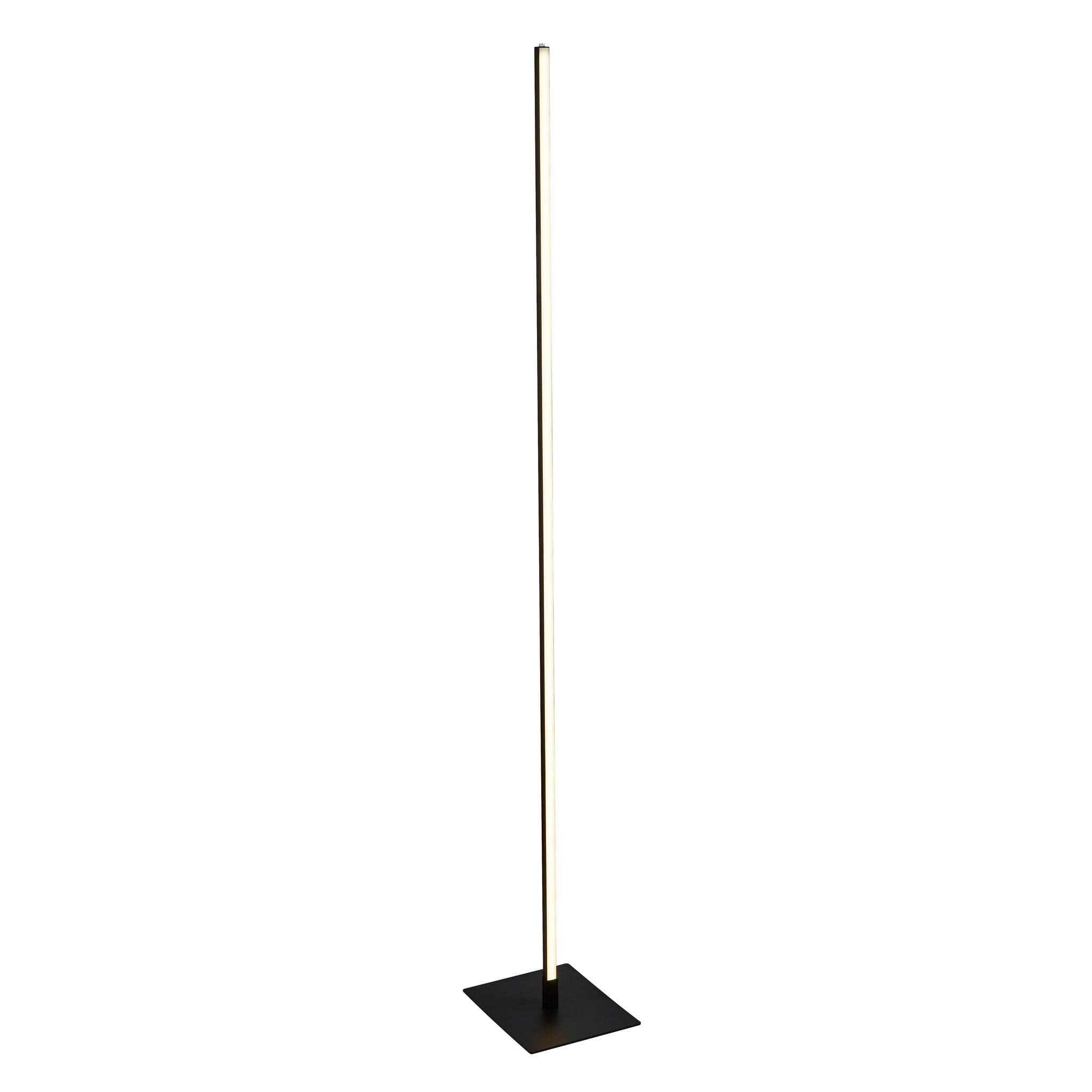 Tribeca 1Lt Led Floor Lamp Temperature Colour Changing Matt Black