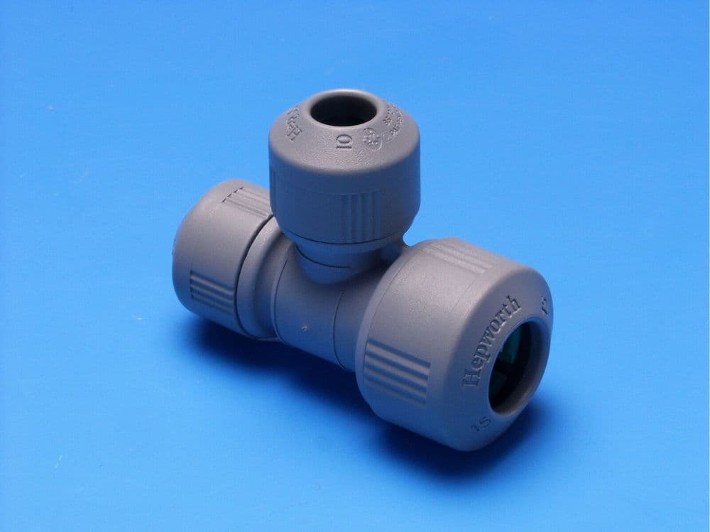 5 x Hepworth Hep2O 22-15-15mm reducing tees Hep20 push fit reducer 22mm