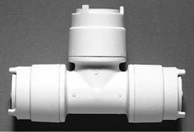5 x Polyfit 28mm tees Polypipe push fit pushfit equal Polyplumb FIT228