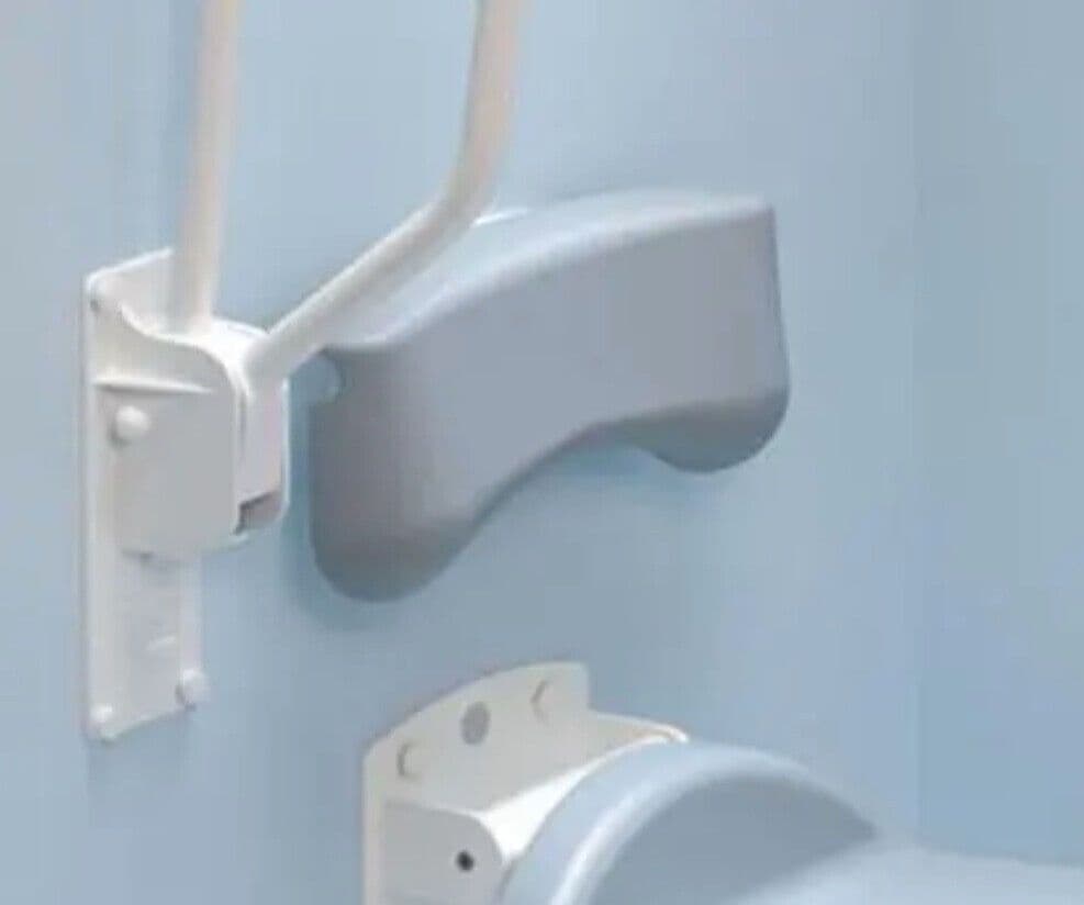 Armitage Shanks Doc M multi system fixed back support in grey Back rest ...