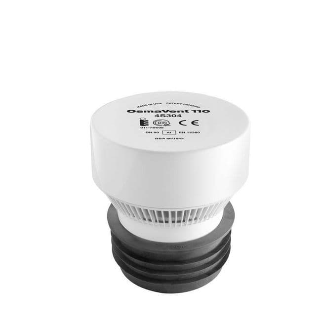 Osma Vent 4S304W 110mm air admittance valve Osmavent 4S304 TATTY PACK