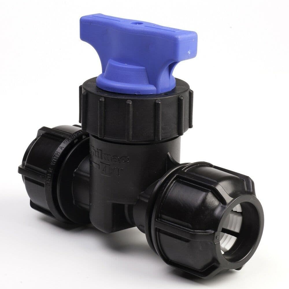 Philmac compression stopcock for 25mm / 3/4" water pipe Stoptap stop ...