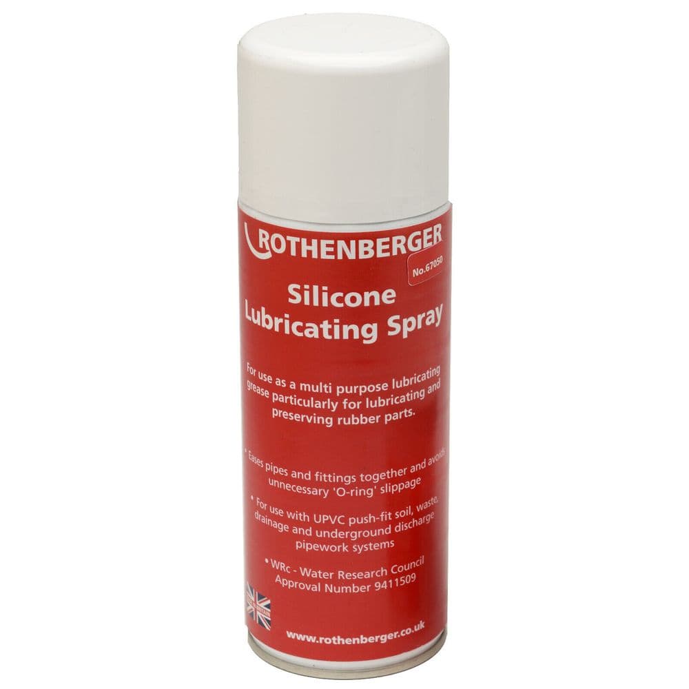 Rothenberger silicone lubricating spray can 400ml WRC approved Silicon