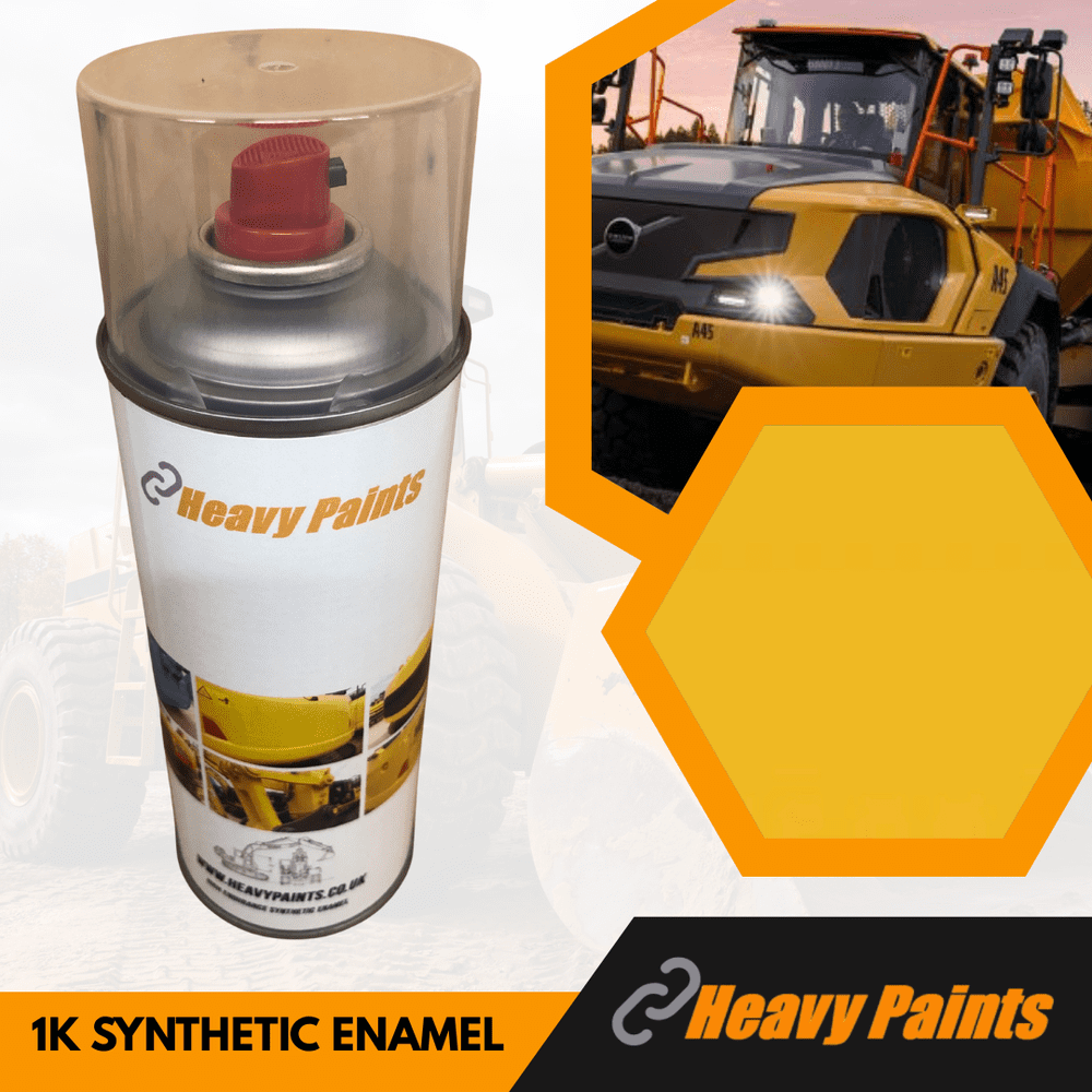 Atlas Copco Compressor Yellow Enamel 400ml Aerosol