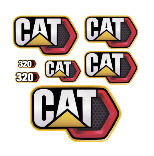 CAT 320 Next Gen Excavator Decal Sets