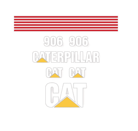 CAT 906 Wheel Loader Decal Set