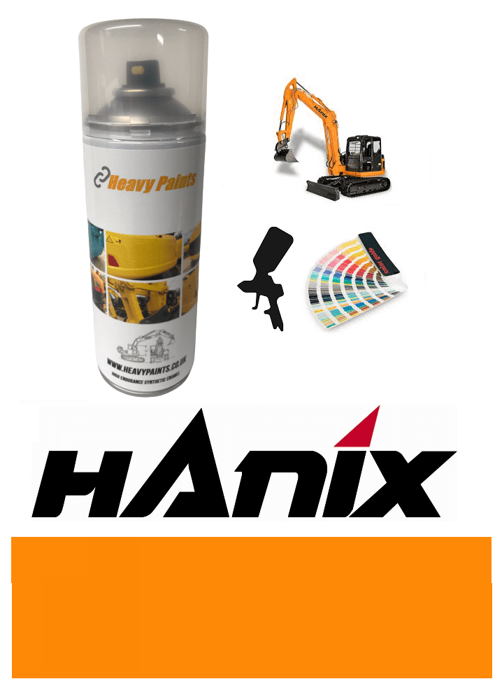 Hanix Digger Orange Enamel 400ml Aerosol