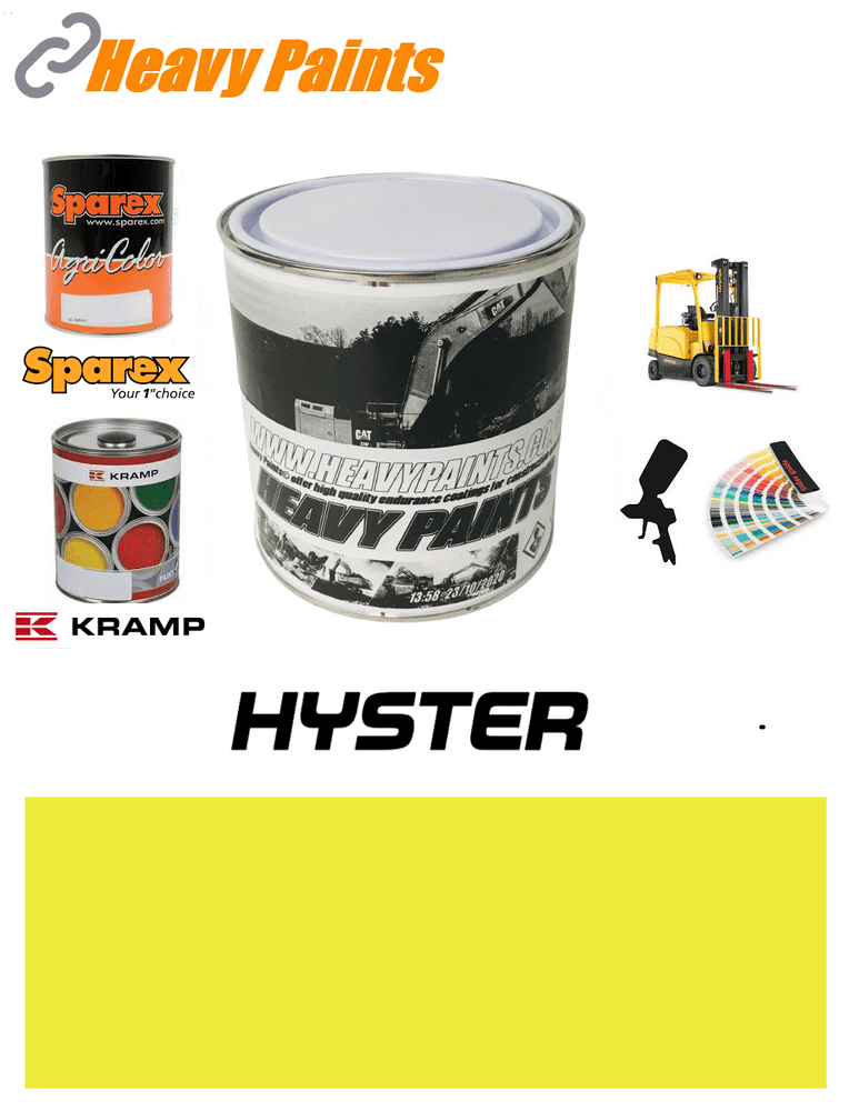 Hyster Forklift Yellow Enamel Paint 1 Litre Tin