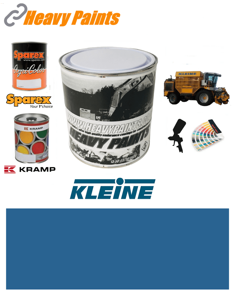 Kleine Machinery Blue Enamel Paint 1 Litre Tin
