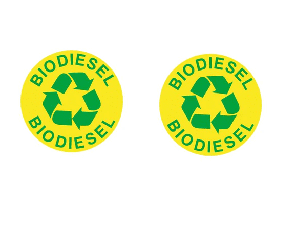 Machine BIO FUEL Decal Sticker set 150mm