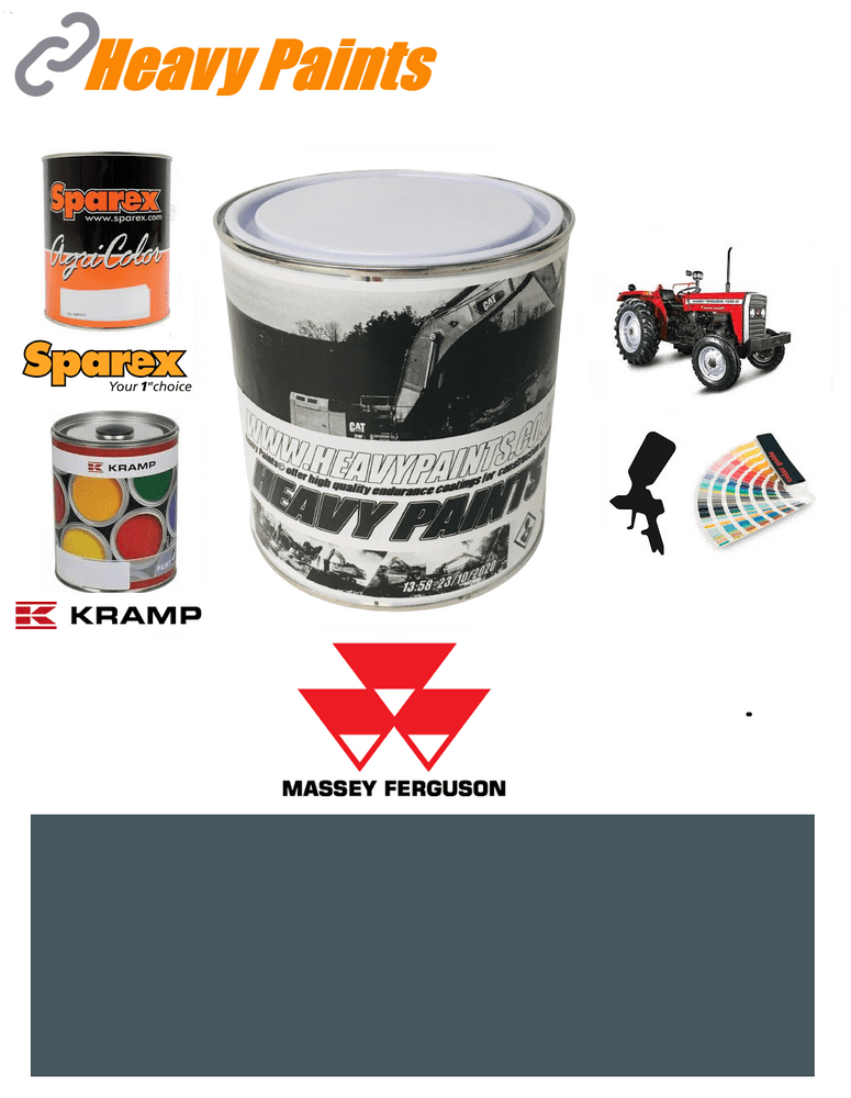 Massey Ferguson Undercarriage Grey Enamel Paint 1 Litre Tin