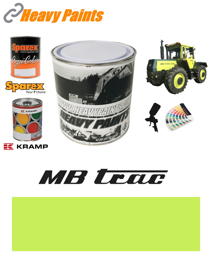 Mercedes MB Trac Light Green Enamel Paint 1 Litre Tin