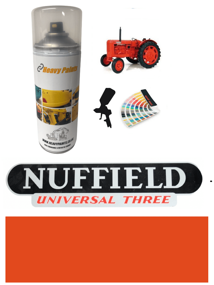 Nuffield Tractor Red Orange Enamel 400ml Aerosol