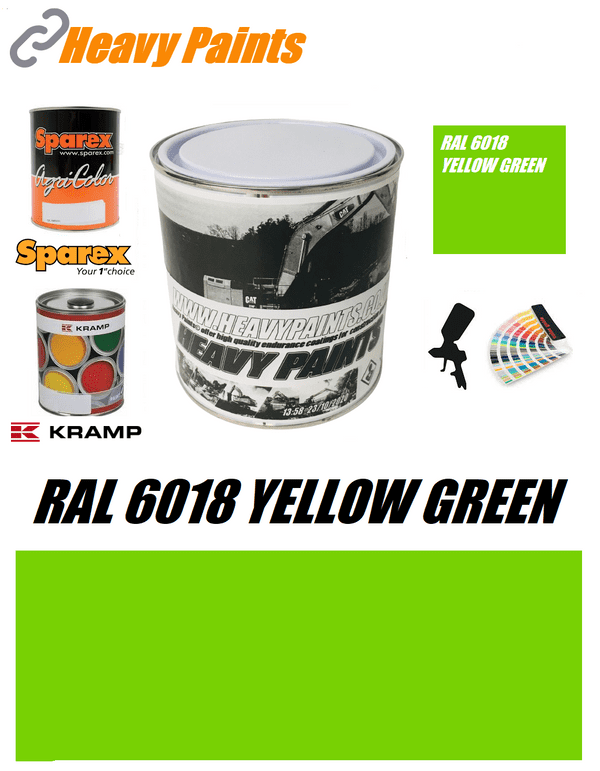 RAL 6018 Yellow Green Enamel Paint 1 Litre Tin