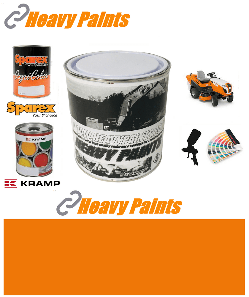 Stihl Ride on Mower Orange Enamel Paint 1 Litre Tin