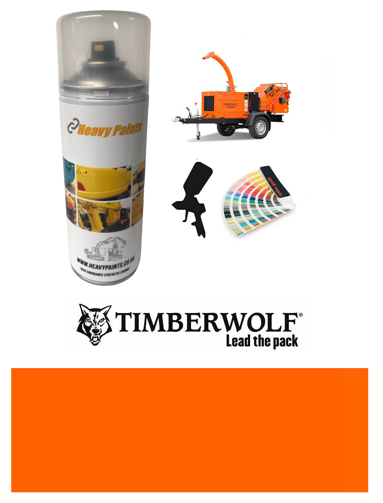 Timberwolf Wood Chipper Orange Enamel 400ml Aerosol