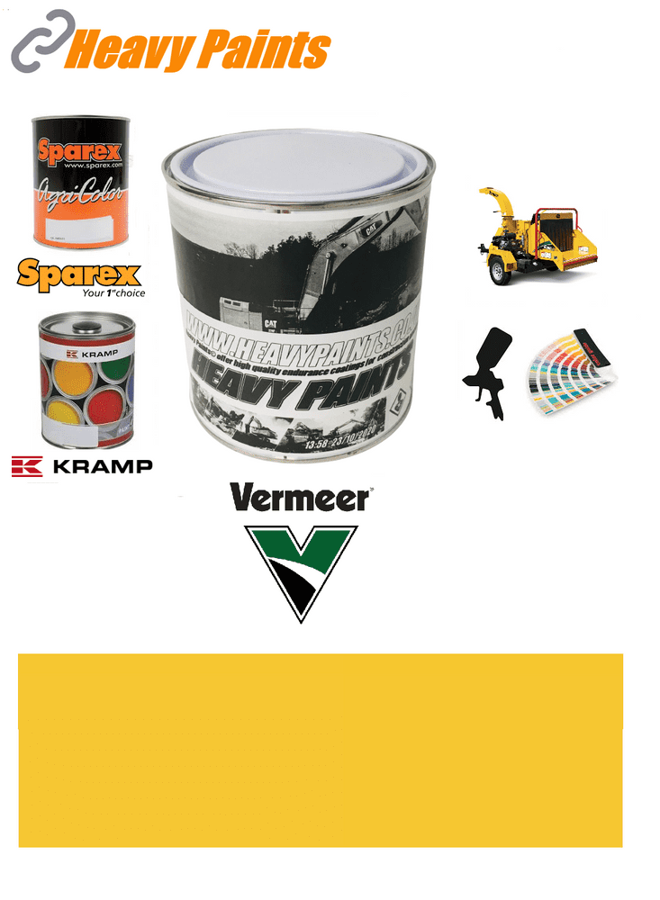Vermeer Wood Chipper Yellow Paint 1 Litre Tin