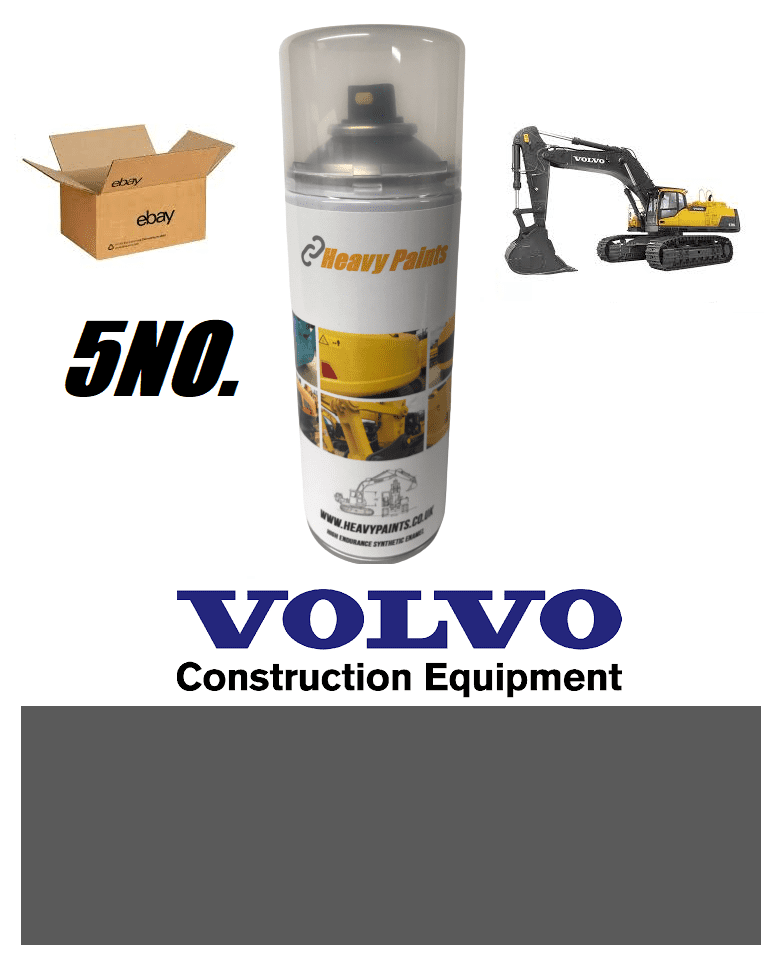 Volvo Grey Enamel 400ml Aerosol Set BOX OF 5